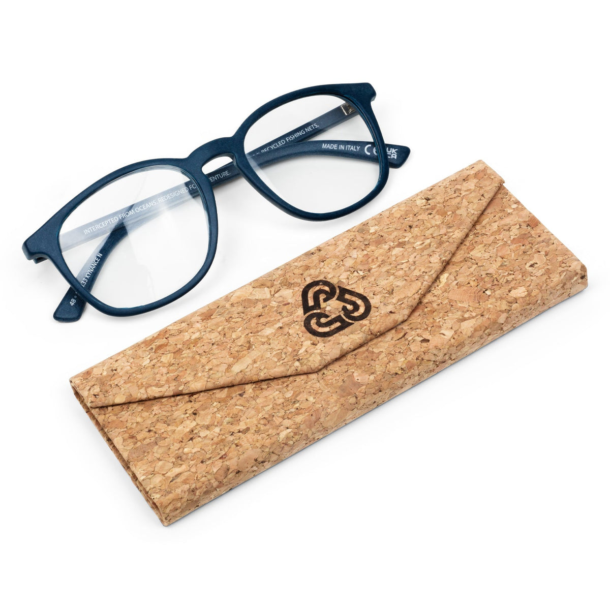 Waterhaul Kynance Navy Blue Screen Glasses Sustainable Eye Protection